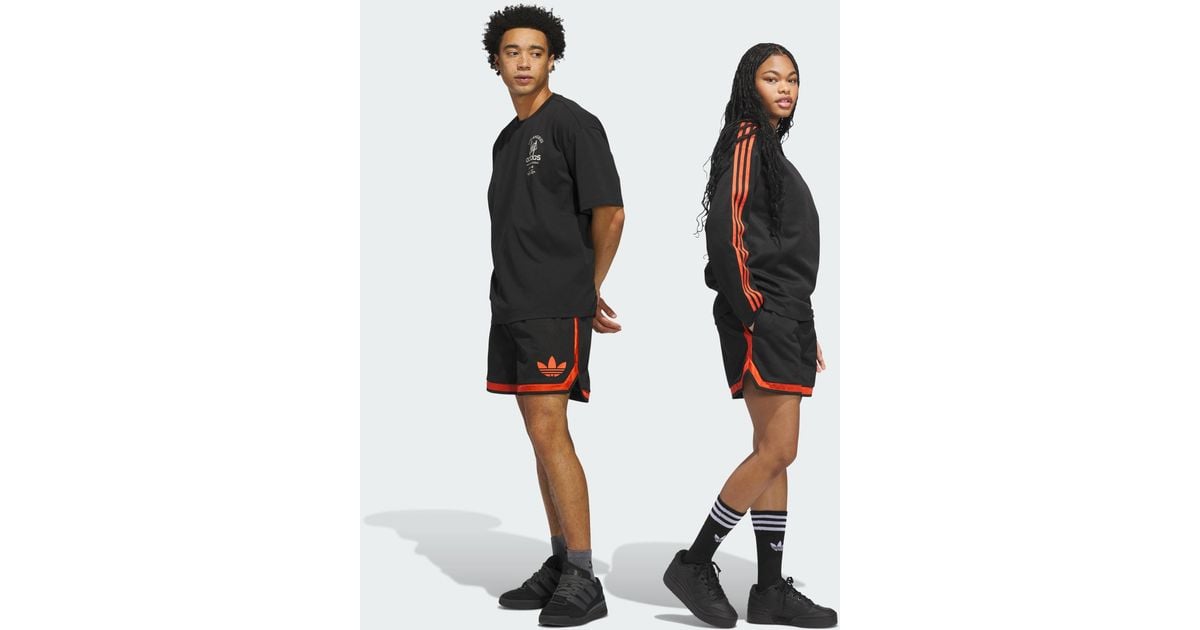 adidas Originals Puffed Shorts (Gender Neutral) in Black | Lyst UK