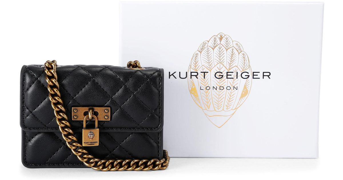 Kurt Geiger Micro Brixton Bag in Black | Lyst UK