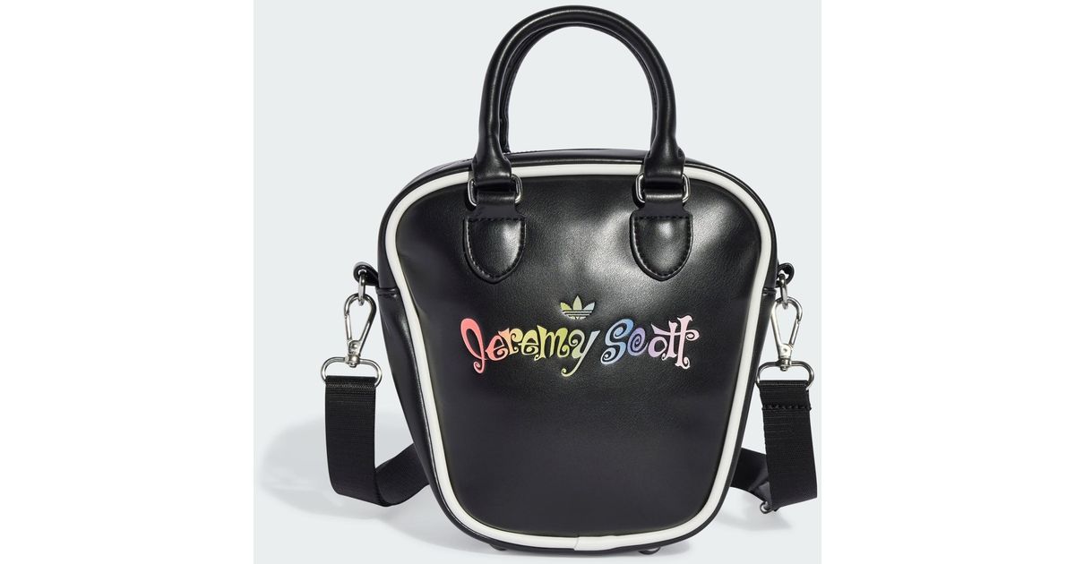 adidas Originals X Jeremy Scott Mini Bowling Bag in Black | Lyst UK