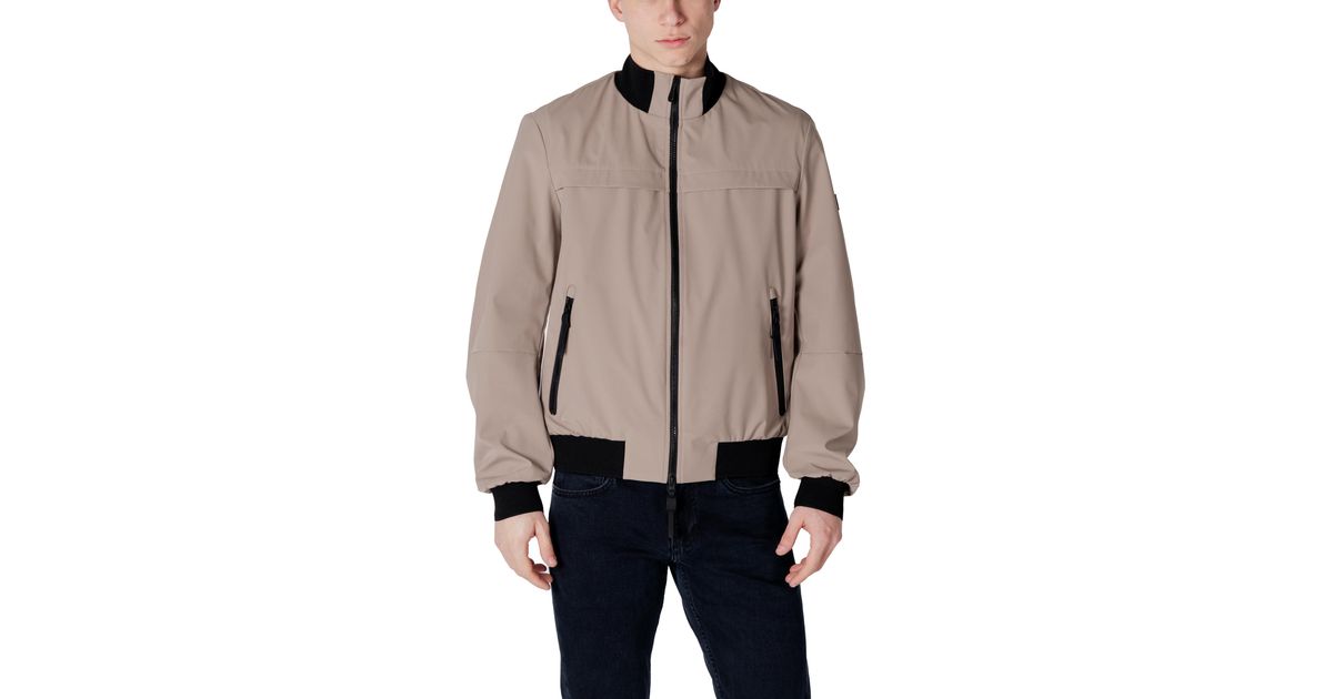 Peuterey Lightweight Bomber Jacket in Grey for Men | Lyst UK