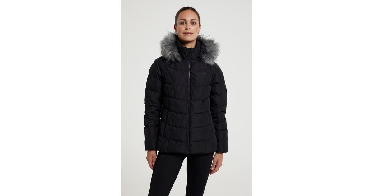 Mountain Warehouse 'Isla' Short Extreme Down Jacket Water Resistant ...