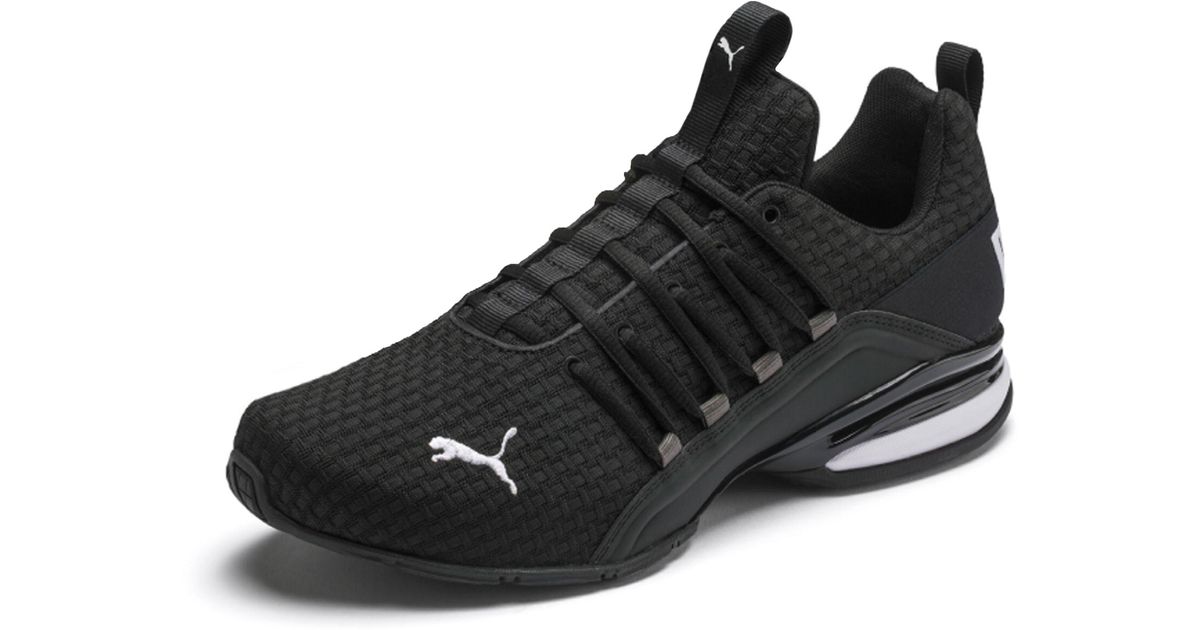 PUMA Axelion Block Running Shoes in Black for Men | Lyst UK