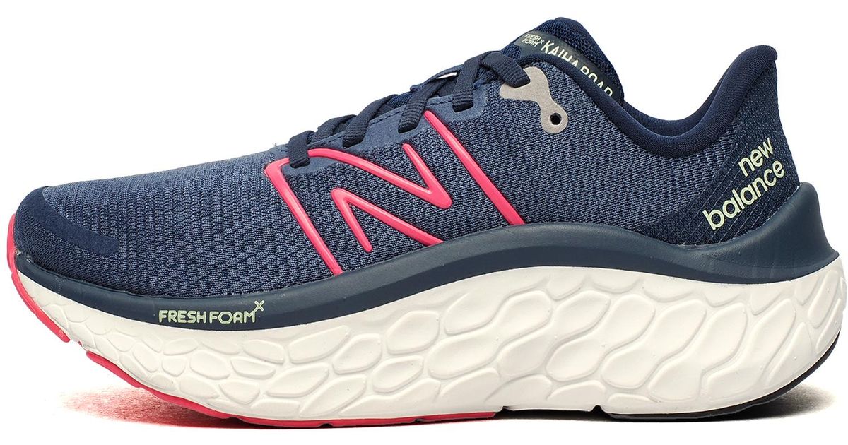 New Balance Fresh Foam X Kaiha Road Wide Fit Running Shoes in Blue ...