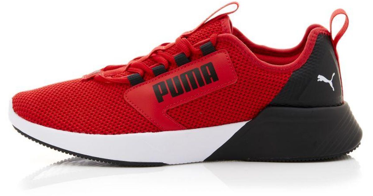 PUMA Retaliate Tongue Running Shoes Trainers in Red for Men | Lyst UK