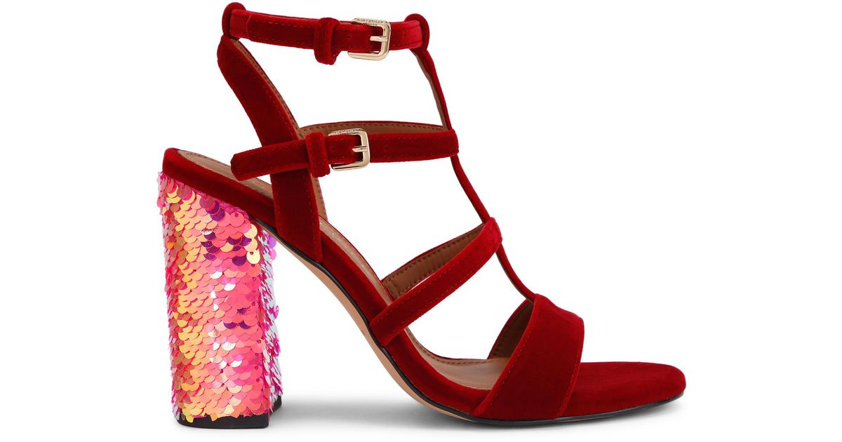 Kurt Geiger Kgl Gladiator Sandal Sandals in Red | Lyst UK
