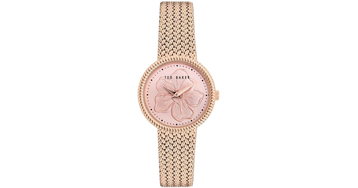 Ted Baker Bkpemf303 Ladies Emily Watch in Pink | Lyst UK