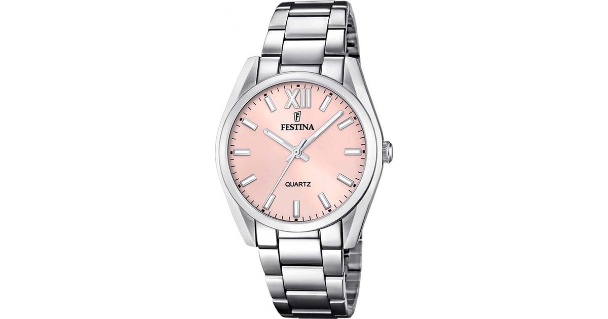 Festina F20622-2 Ladies Boyfriend Watch in Grey | Lyst UK