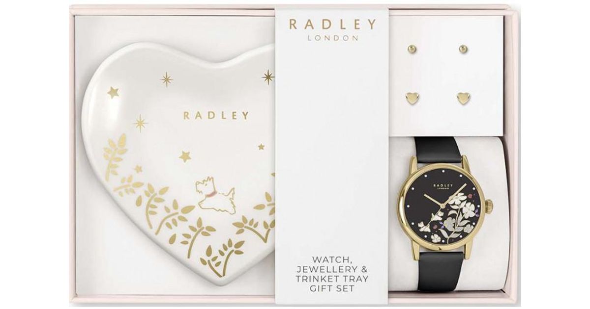Radley Ry21792A-Tkh-Set Ladies Watch And Earrings Gift Set in White ...