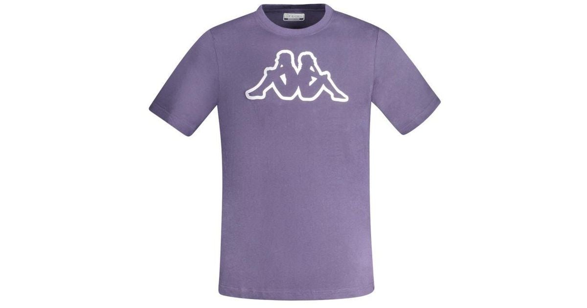 Kappa Omini Logo Tee in Purple for Men | Lyst UK