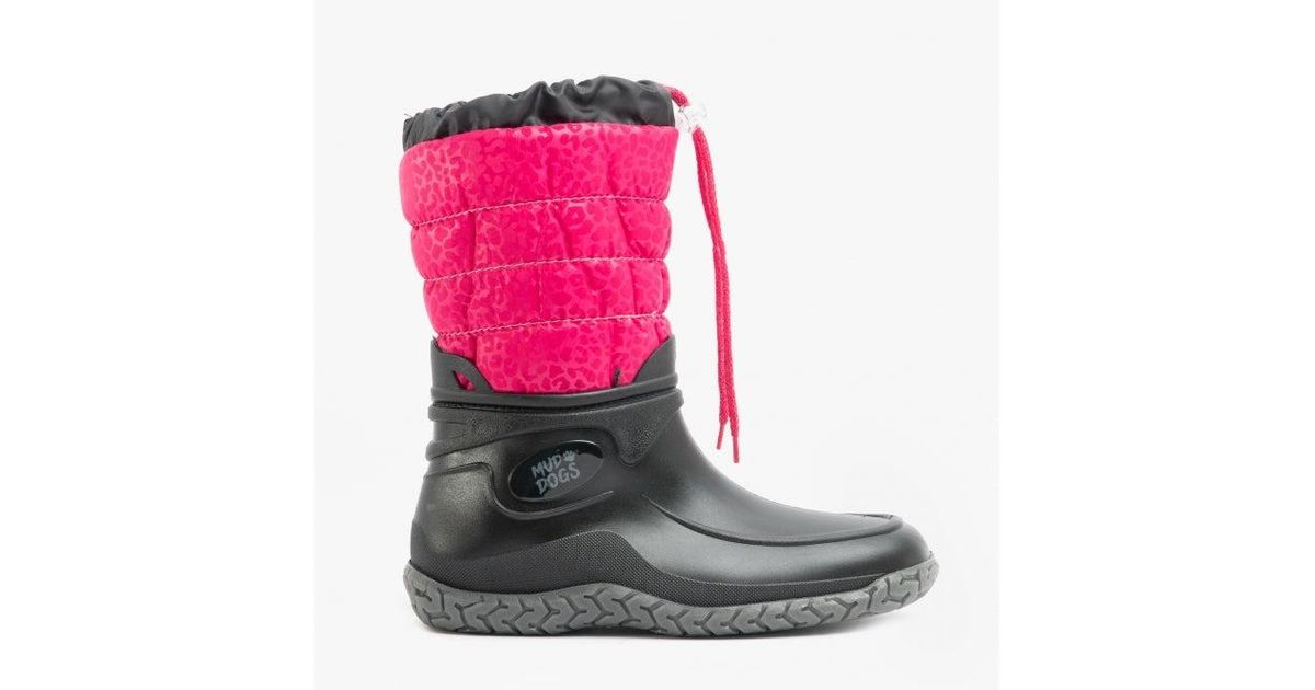 Mud Dogs Nordic Boots/ Leopard in Pink | Lyst UK