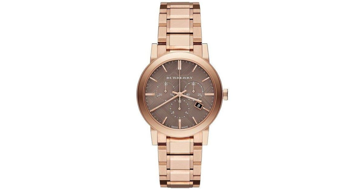 Burberry Bu9754 The City-Tone Ladies Watch in Metallic | Lyst UK