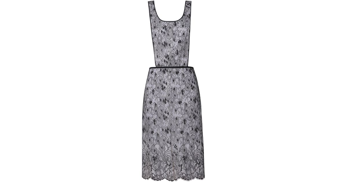 A.M.G Lace Jumpsuit in White | Lyst