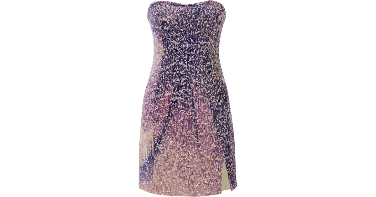 Occleus Nataline Dress in Purple | Lyst