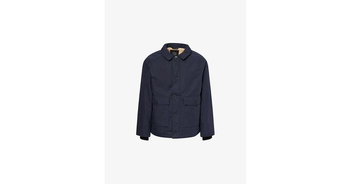 FINISTERRE Shipyard Insulated Shell Jacket in Blue for Men | Lyst UK