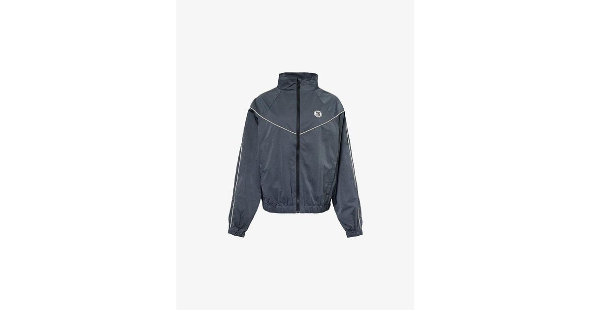 P.E Nation Switchback Contrast-Piping Shell Jacket in Blue | Lyst