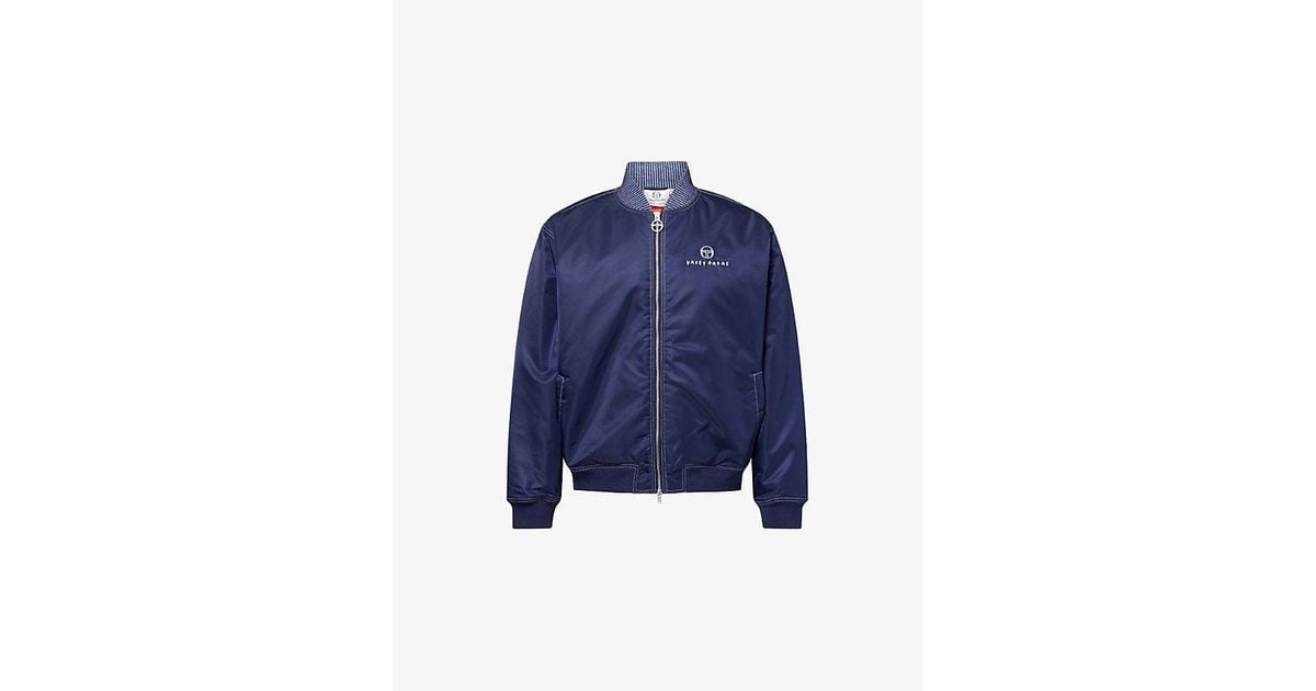 Sergio Tacchini X Wavey Garms Vega Nylon Bomber Jacket in Blue for Men ...