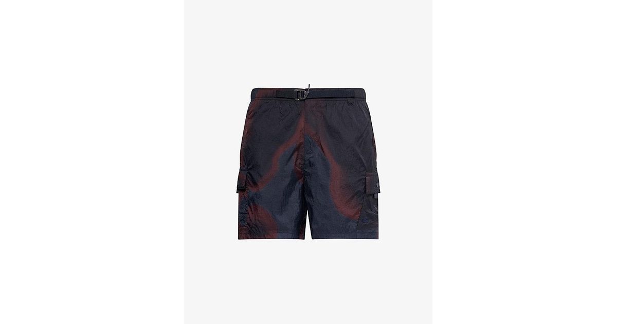 Lacoste Slick-Pockets Relaxed-Fit Woven Shorts in Blue for Men | Lyst