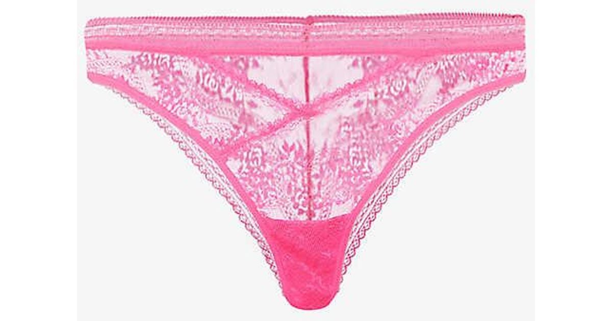 Passionata Maddie Semi-sheer Stretch-lace Tanga Briefs in Pink | Lyst UK Passionata Maddie Semi-sheer Stretch-lace Tanga Briefs in Pink | Lyst UK