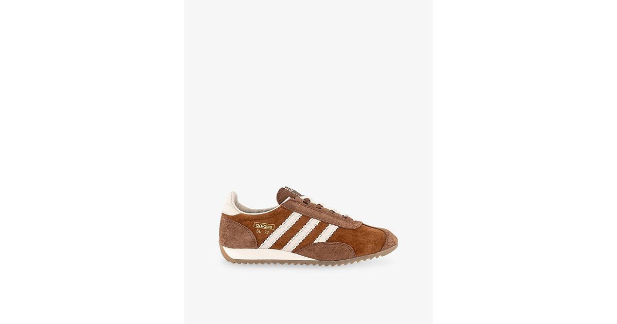adidas Sl 72 Pt Suede And Nylon Trainers in Brown for Men | Lyst UK
