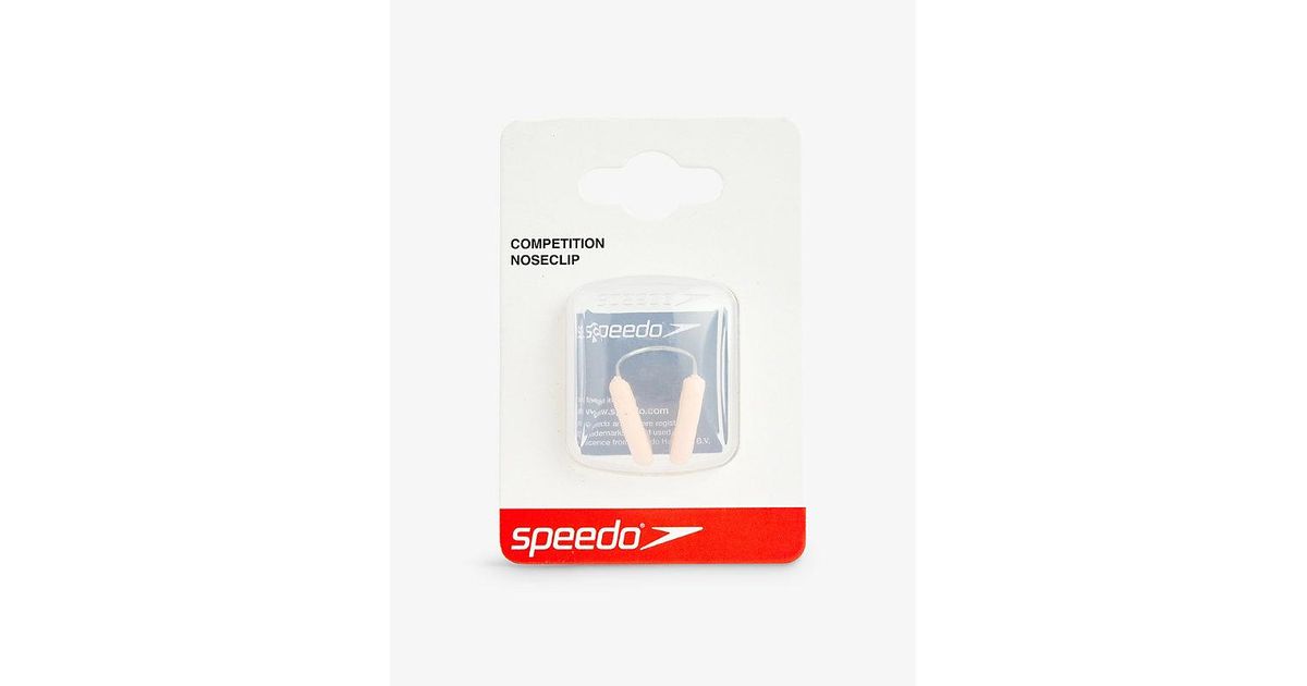 Speedo Competition Swimming Nose Clip in White | Lyst