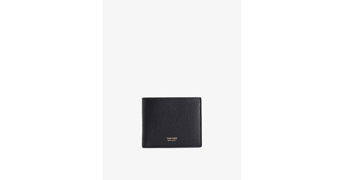 Tom Ford Bifold Leather Wallet in Black for Men | Lyst UK