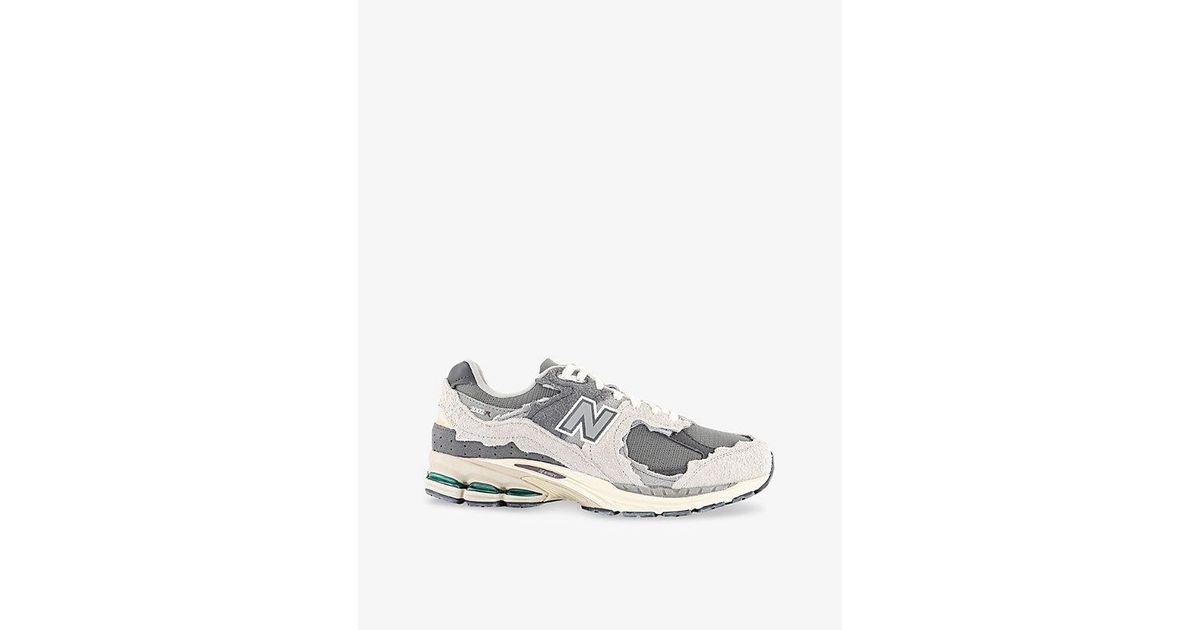 New Balance 2002 Protection Pack 'Rain Cloud' Woven Trainers in White ...