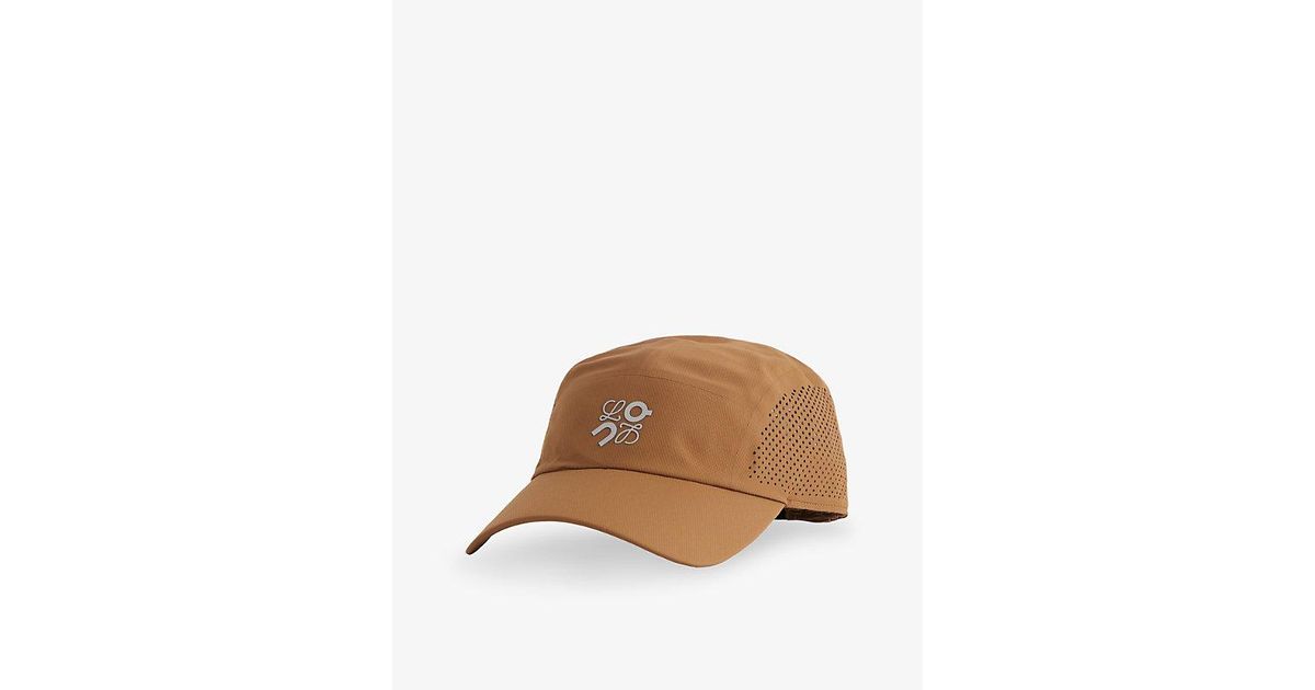 Loewe X On Reflective-Branding Woven Baseball Cap in Brown for Men ...
