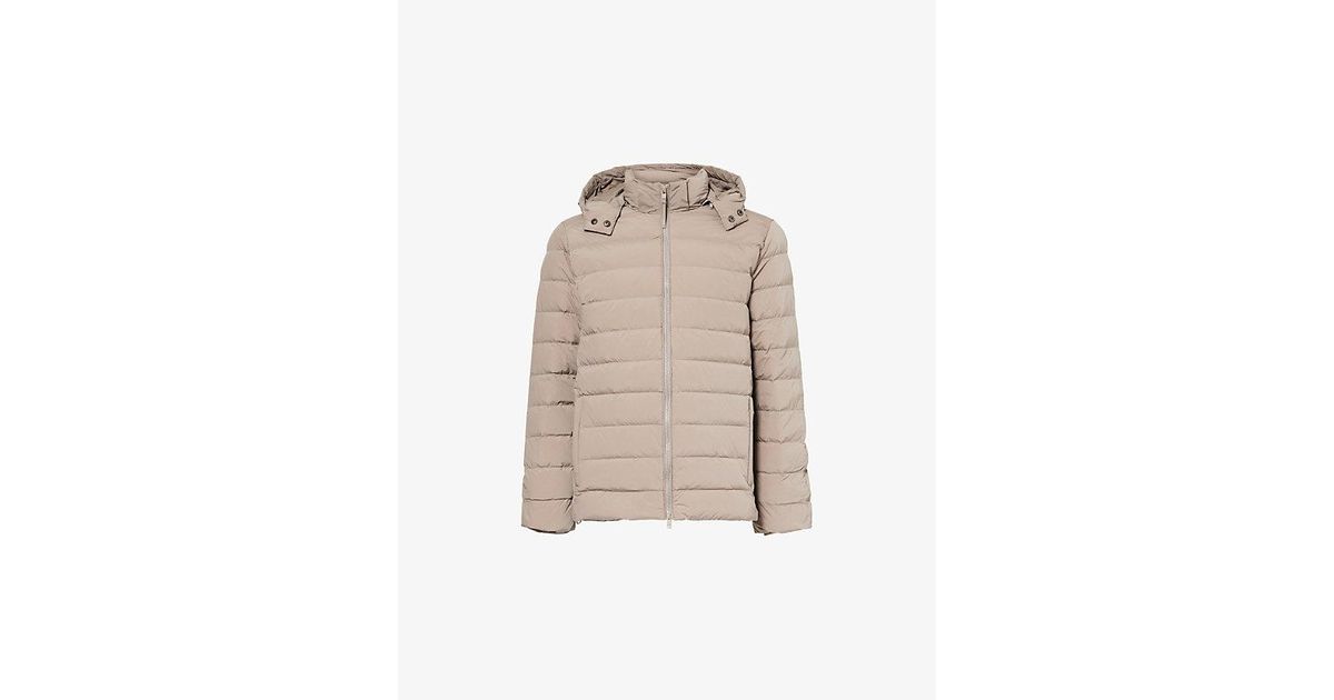 Arne Technical Padded Shell-Down Jacket in Natural for Men | Lyst