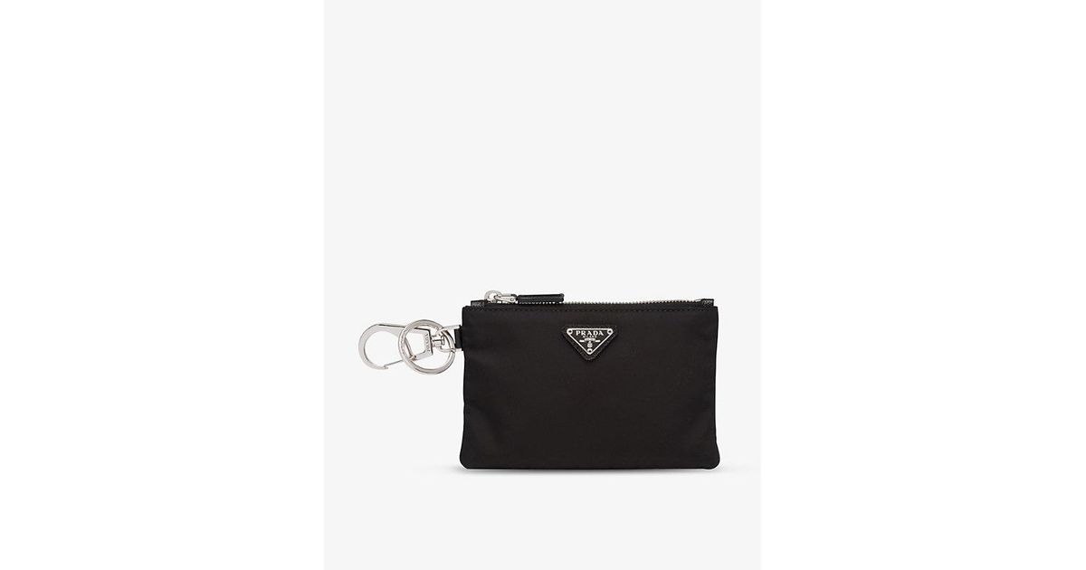 Prada Re-Nylon Mini Nylon Pouch in Black for Men | Lyst