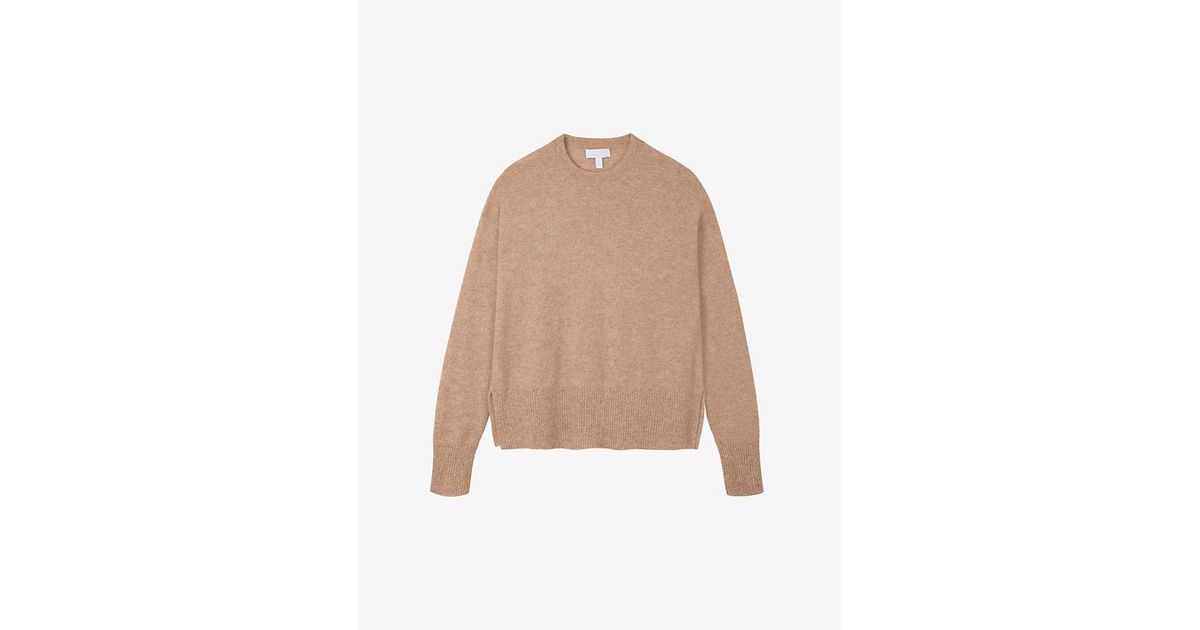 The White Company The Company Relaxed-Fit Deep-Ribbed Cashmere Jumper ...