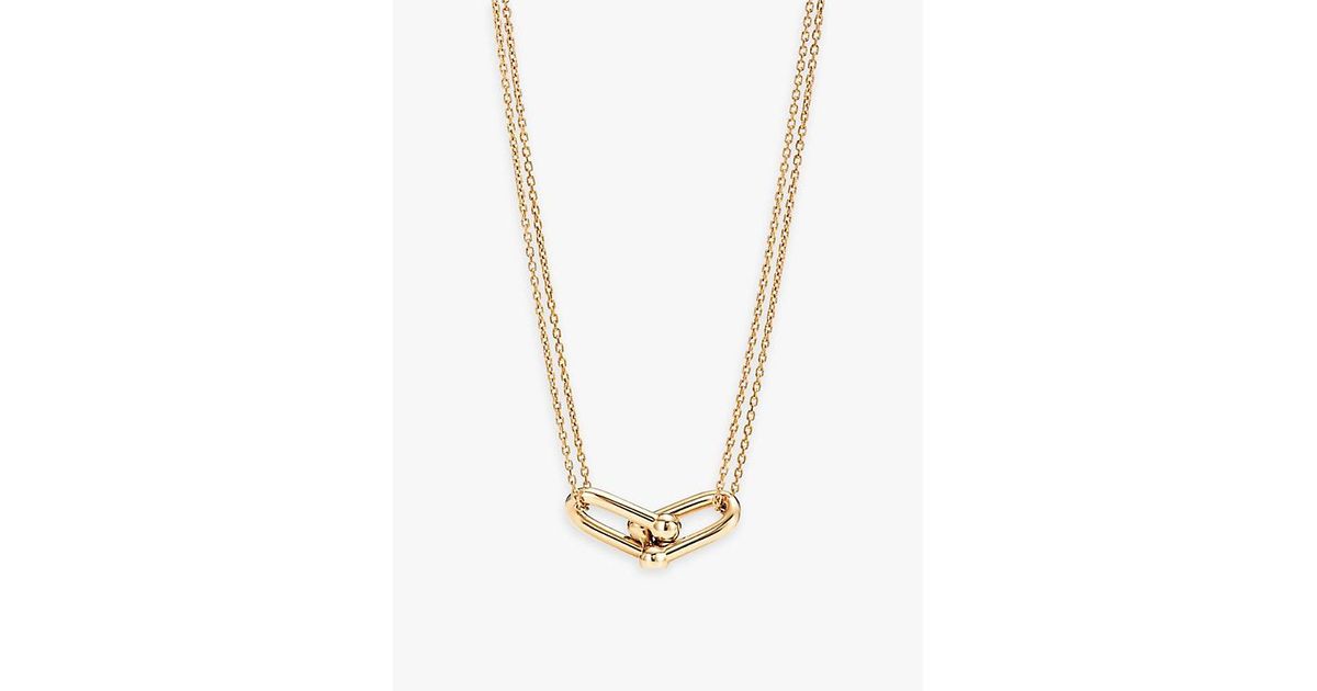 Tiffany & Co. Tiffany Hardwear Double-Link 18Ct- Pendant Necklace in ...