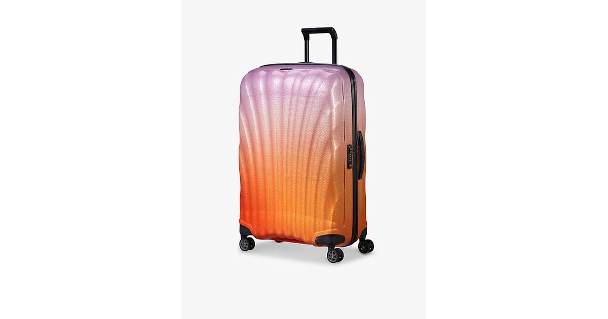 Samsonite C-lite Spinner Hard Case 4 Wheel Suitcase 75cm in Pink | Lyst