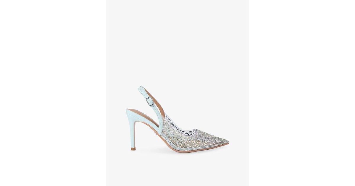 Carvela Kurt Geiger Positano Vinyl Courts in White | Lyst UK