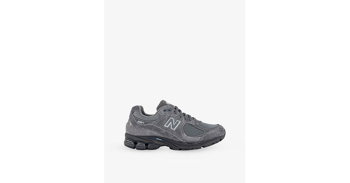 New Balance 2002 Suede And Mesh Trainers in Gray for Men | Lyst