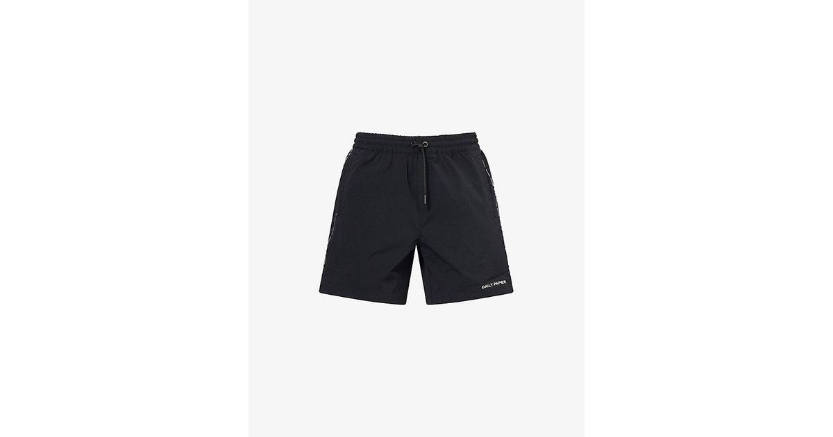 Daily Paper Mehani Regular-Fit Shell Shorts in Black for Men | Lyst