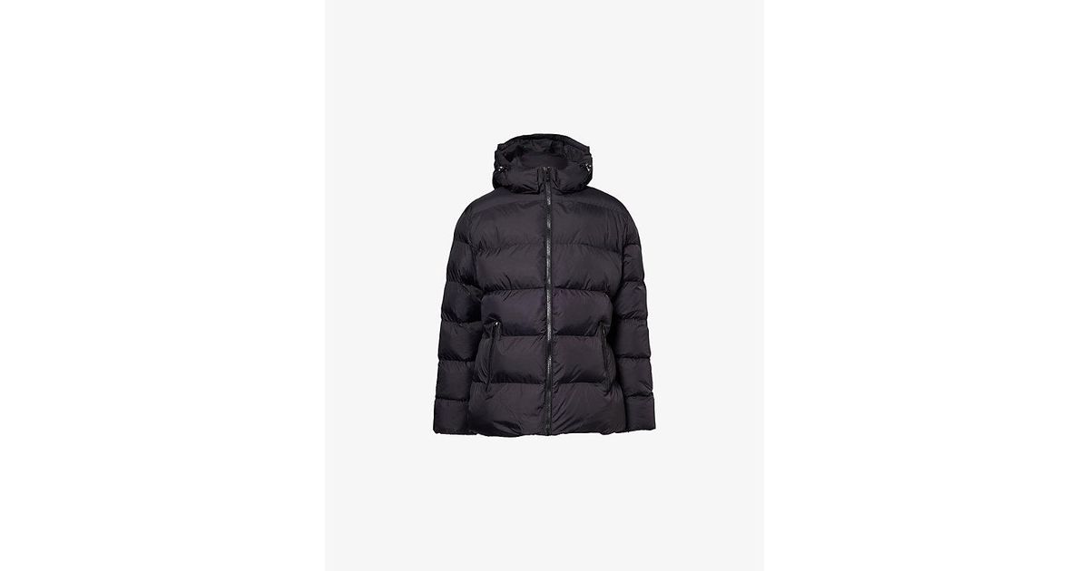Arne Hooded Short Shell-Padded Puffer Jacket in Blue for Men | Lyst UK
