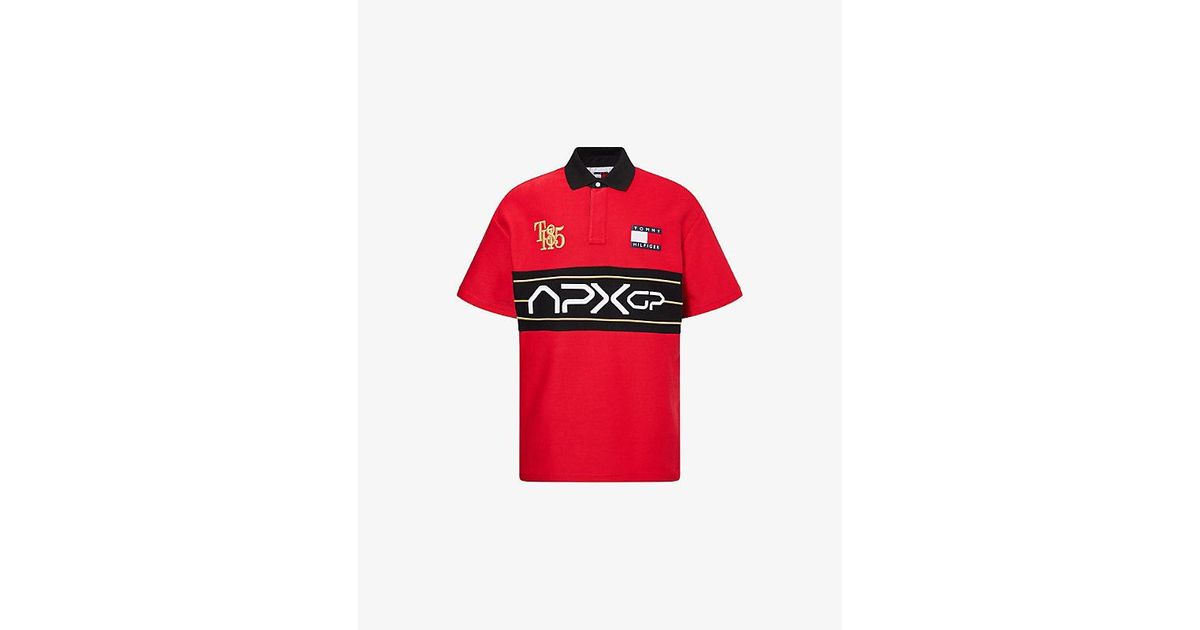 Tommy Hilfiger The Apxgp Collection Race Day Logo-Embroidered Cotton ...