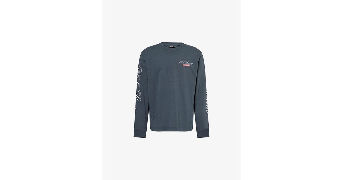 Club 1984 Club Racing Long-Sleeve Cotton Top in Blue for Men | Lyst UK