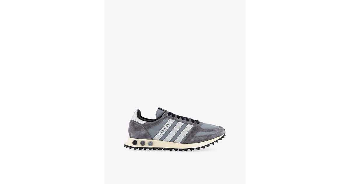 adidas La Trainer Og Mesh And Suede Trainers in White for Men | Lyst