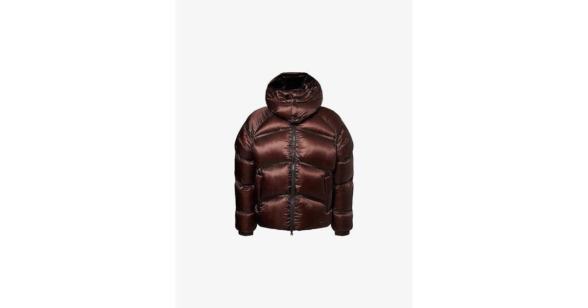 The Couture Club Translucent Padded Shell Jacket in Brown for Men | Lyst UK