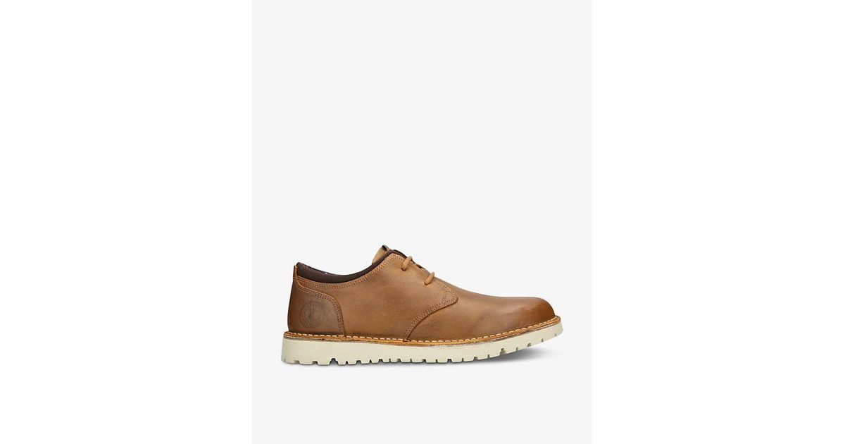 Barbour Acer Leather Derby Shoes in Brown for Men | Lyst