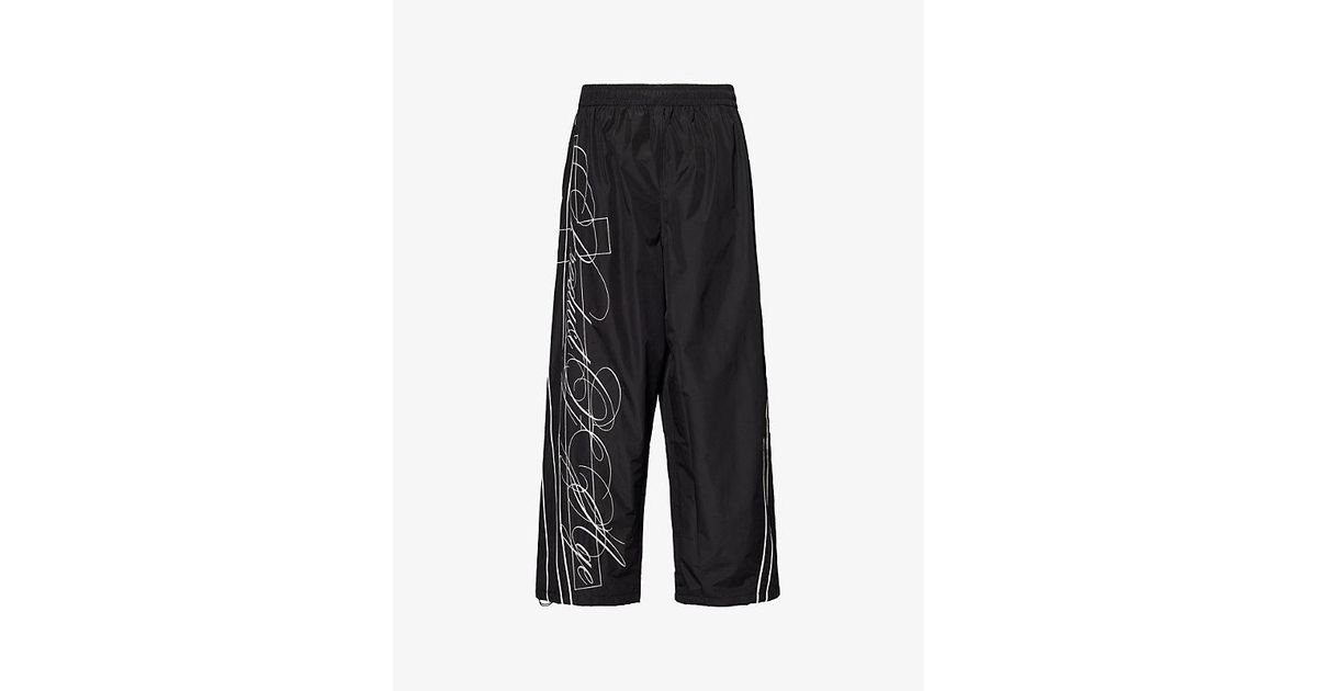 Jaded London Product Of Age Vapor Text-Embroidered Shell Tracksuit ...