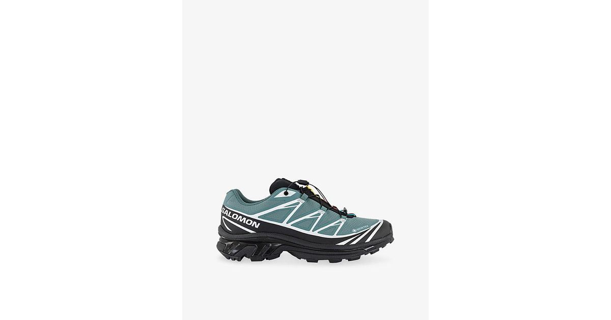 Salomon Xt-6 Gtx Woven Trainers in Blue for Men | Lyst UK