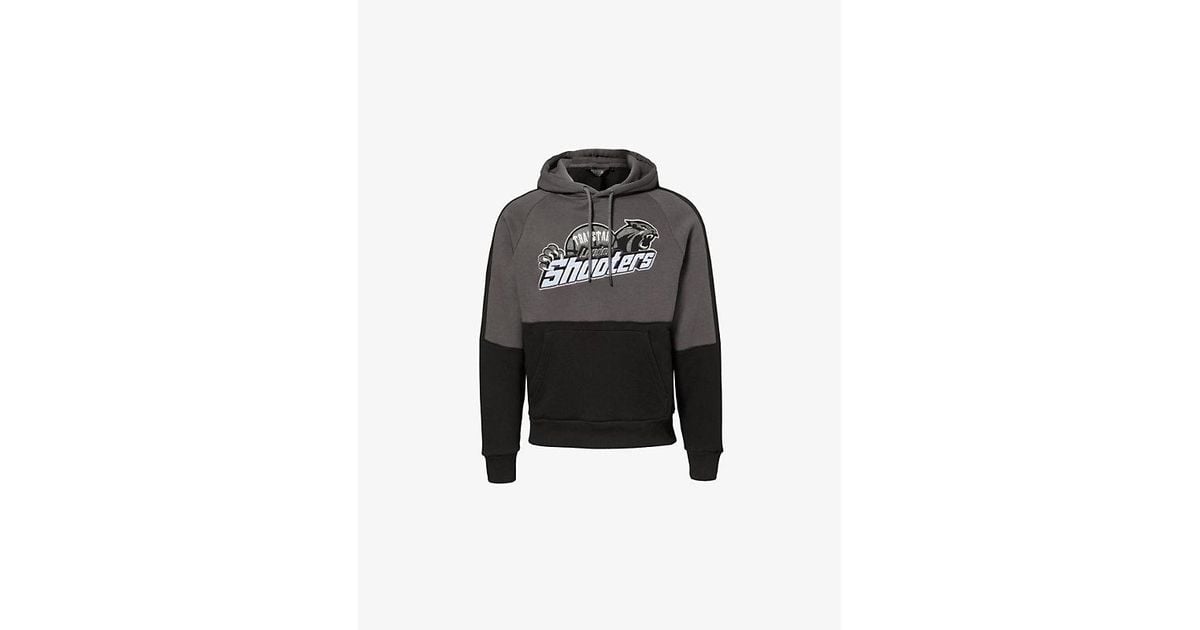 Trapstar Shooters Logo-Applique Cotton-Blend Jersey Hoody in Black for ...