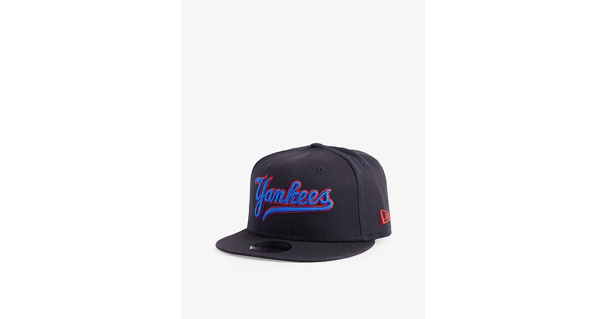 KTZ Wordmark Patch 9Fifty Snapback Cotton Cap in Blue for Men | Lyst