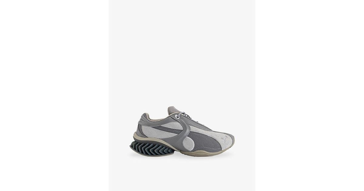 PUMA Cell Geo 1 Suede Trainers in Grey for Men | Lyst UK