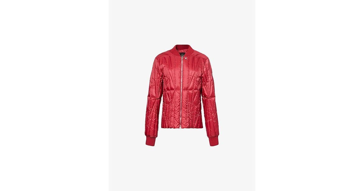 Rick Owens Moncler X Rick Owens Geocamo Padded Shell-Down Jacket in Red ...