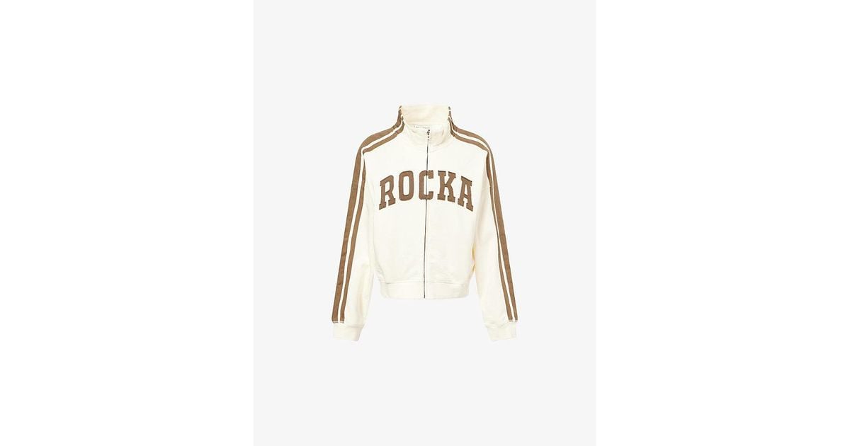 Ru & Rocka City Stripe Cotton Jacket in Natural | Lyst UK