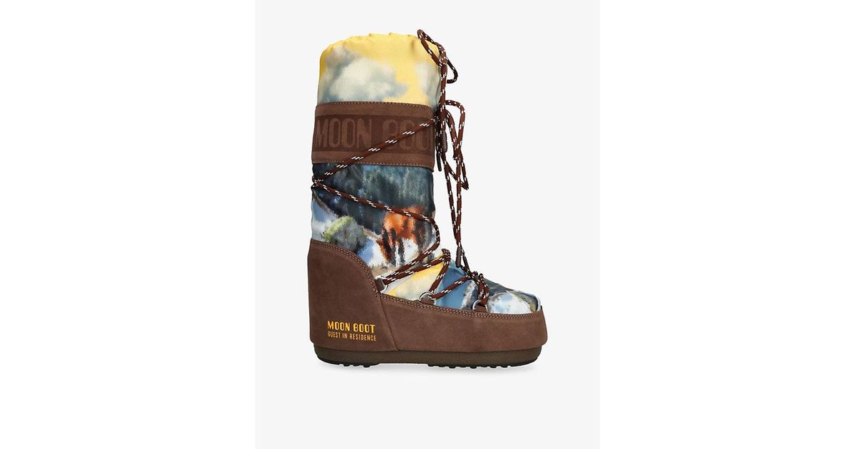 Moon Boot X Guest in Brown | Lyst
