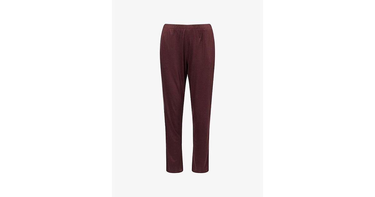 Hanro Grand Central Relaxed-Fit Stretch-Silk Blend Pyjama Bottoms in ...